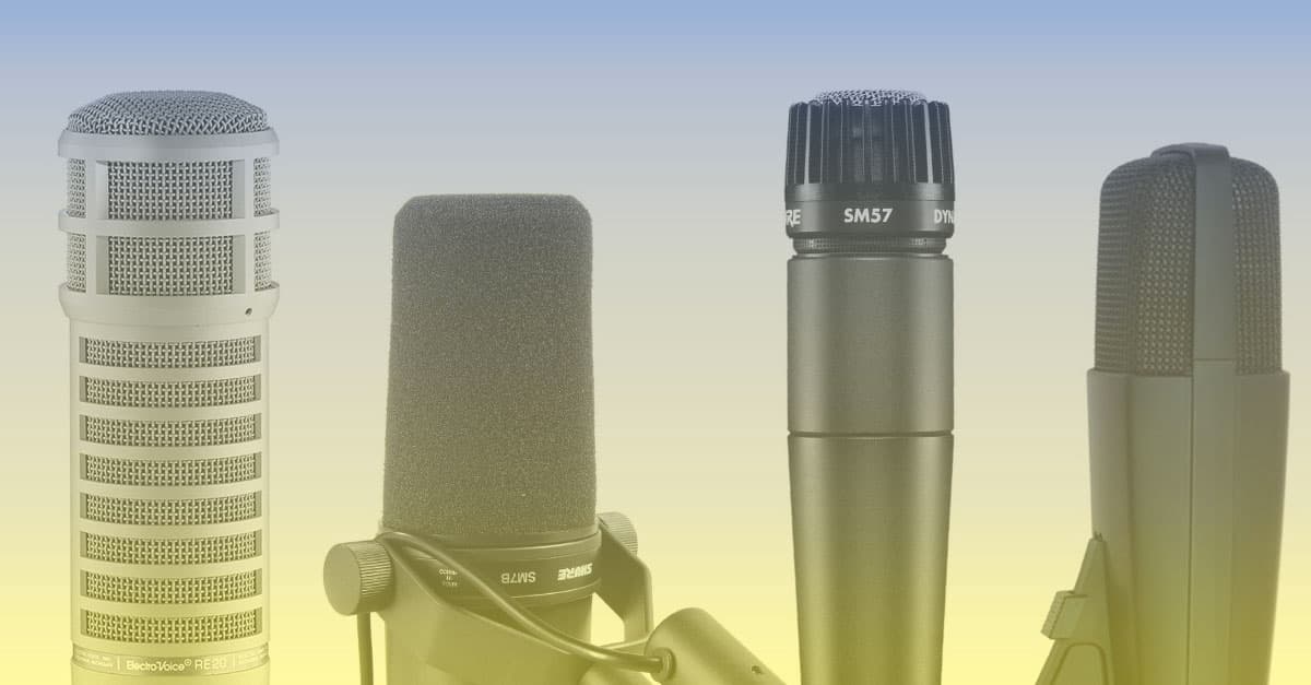 Microphone Types: 4 Different Mics and How To Use Them | LANDR Blog