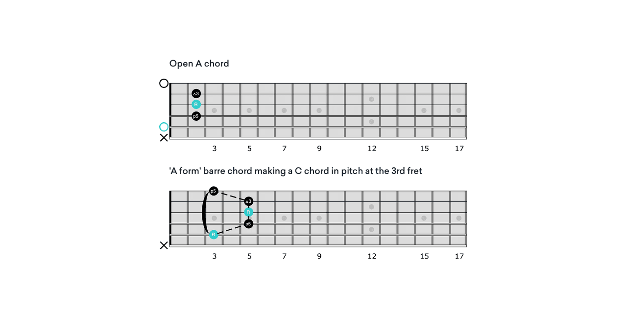 CAGED System: How to Play Chords Along the Entire Fretboard on Guitar